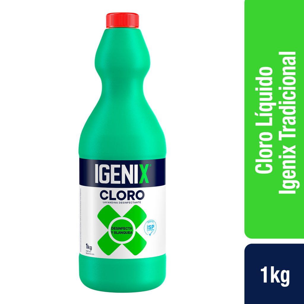 Cloro Líquido Igenix 1 kg Tradicional – NEW MARKET SPA